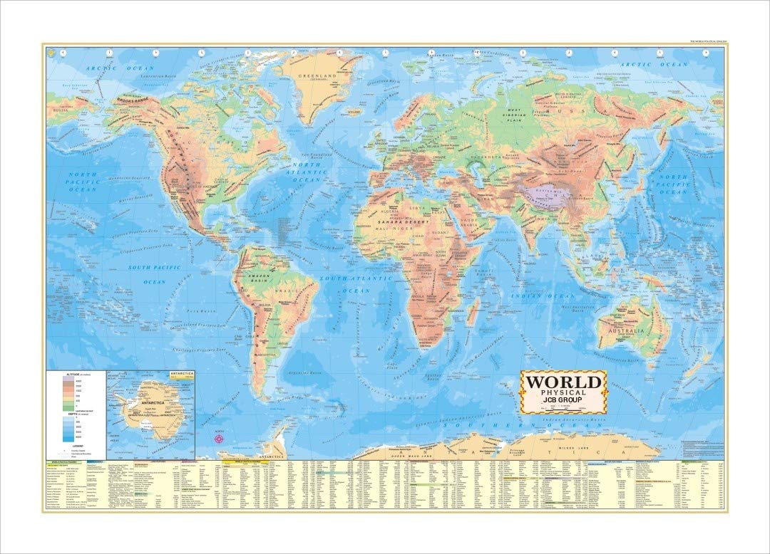 India & World Map ( Both Political & Physical ) & India Constitution ...
