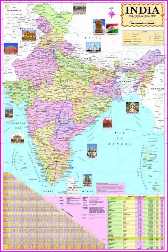 India & World Map ( Both Political & Physical ) & India Constitution ...